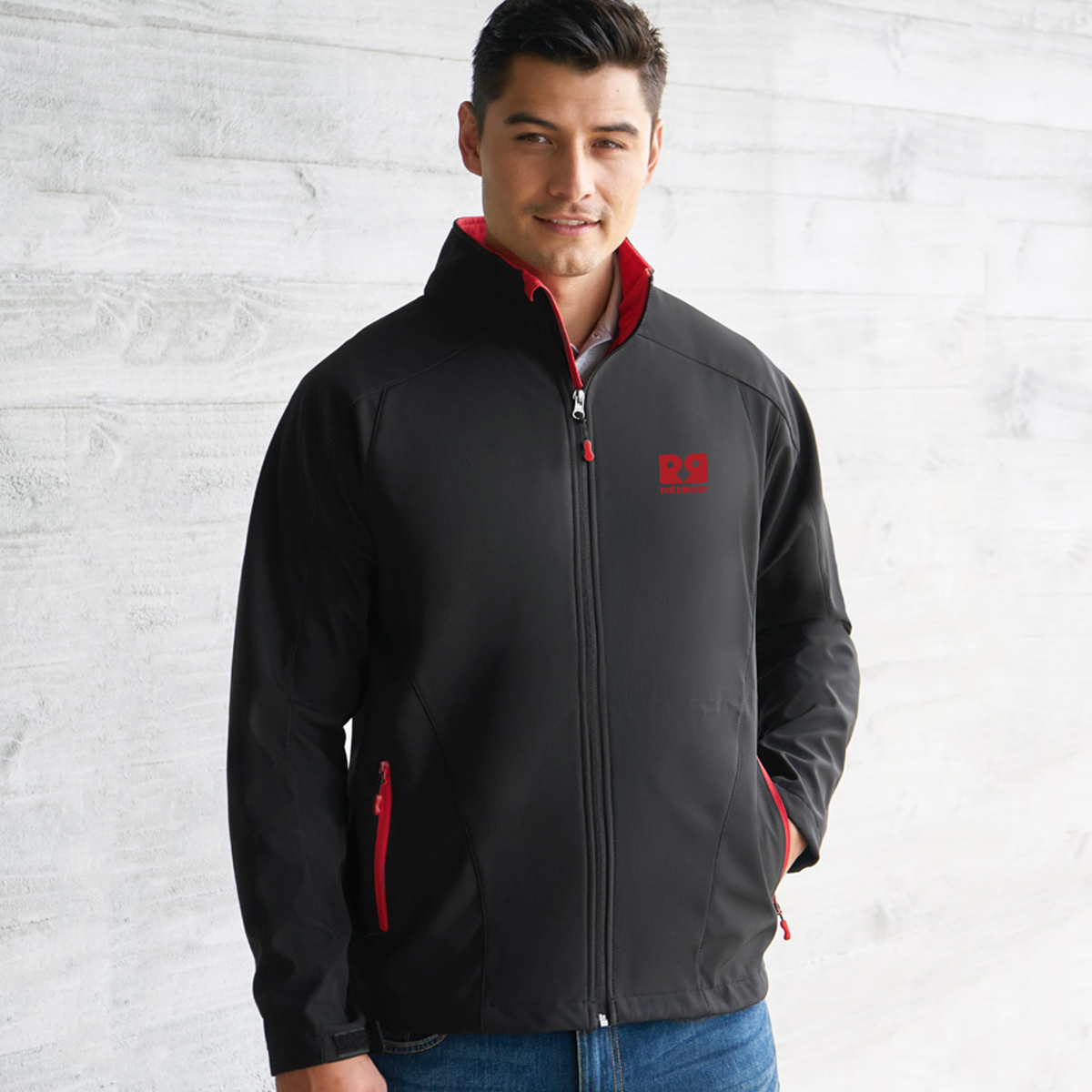 Red Rooster by DKM Blue. Men's Red Rooster Jacket