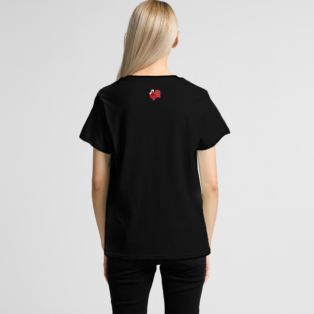 Red Rooster by DKM Blue. Red Rooster Ladies T-shirts